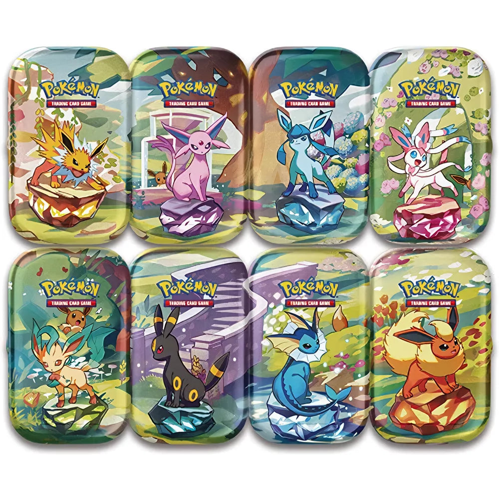 Prismatic Evolutions Mini Tin – Pokéka - Japán és Angol Pokémon kártyák